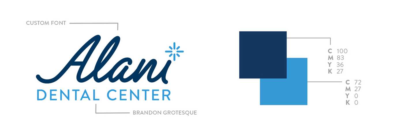 Alani Dental Logo design - Riverworks Marketing