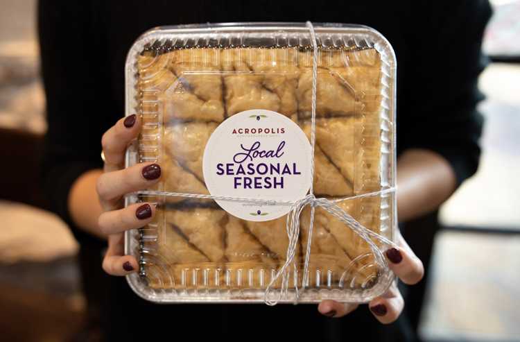 Acropolis Grill Greek Food Menu & Sticker Print - Riverworks Marketing