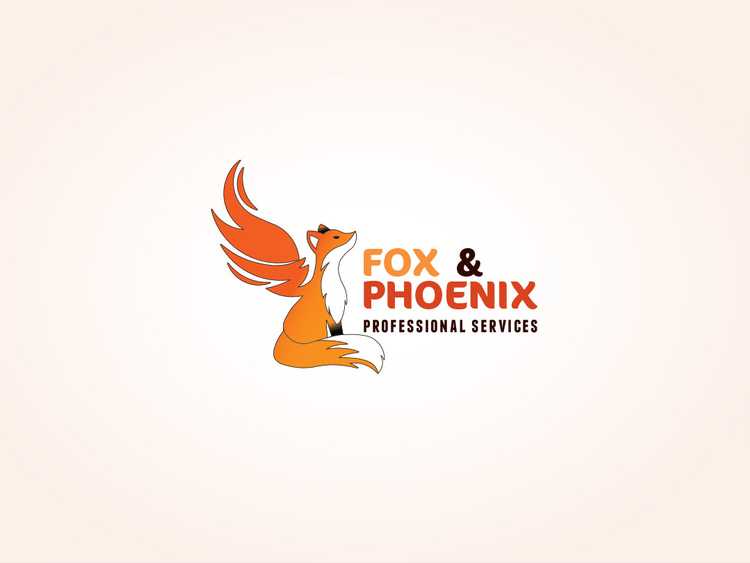 Fox & Phoenix Logo - Riverworks Marketing