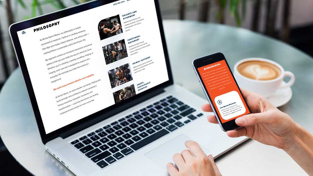 ATG Fitness Branding and Website Design - Riverworks Marketing