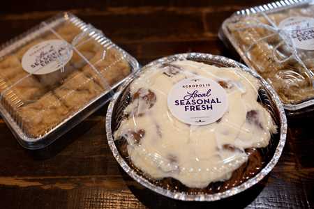 Acropolis Grill Greek Food Menu & Sticker Print - Riverworks Marketing